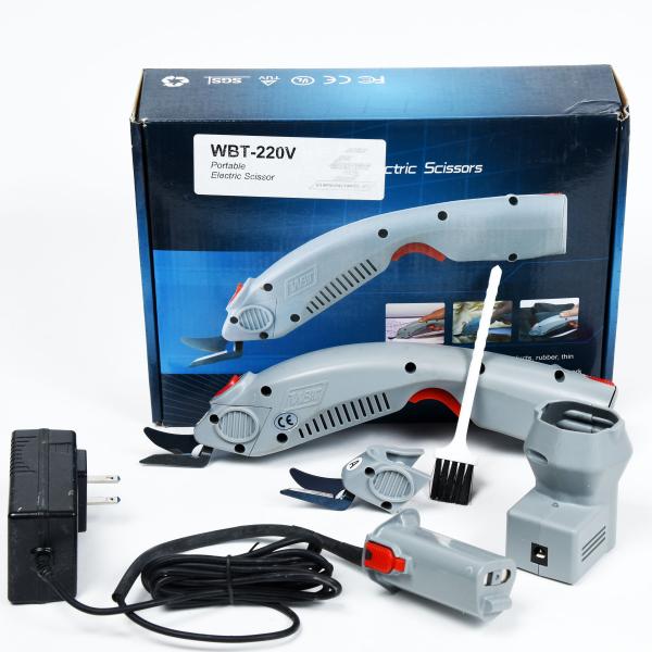 WBT- 115 Portable Electric Scissor 115V for cutting Fabric Cordless ...