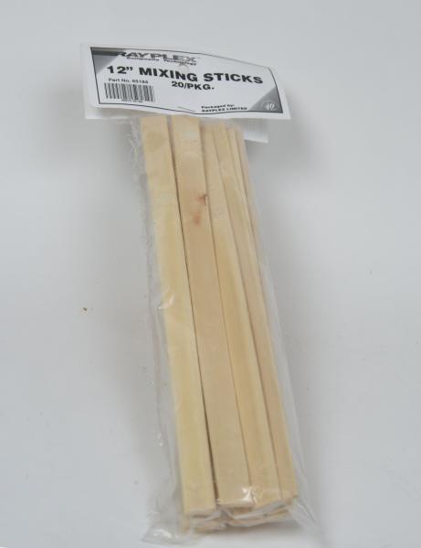 Mixing Sticks 12" 20/ PKG